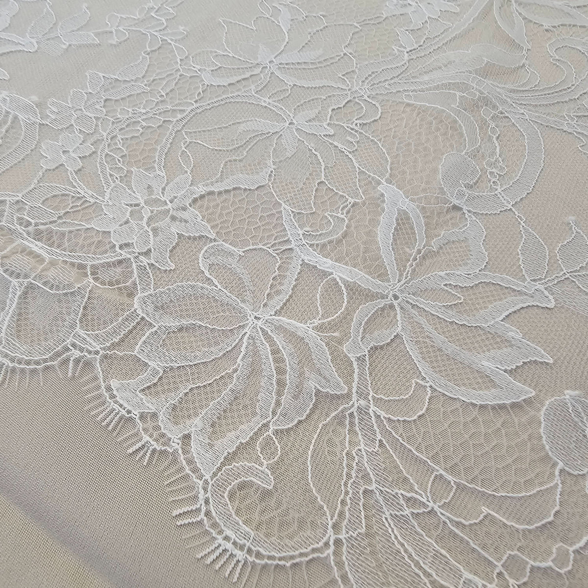 Remnant Lace 1658 Ivory | Wholesale Fabric Australia - Buy Lace, Silk ...