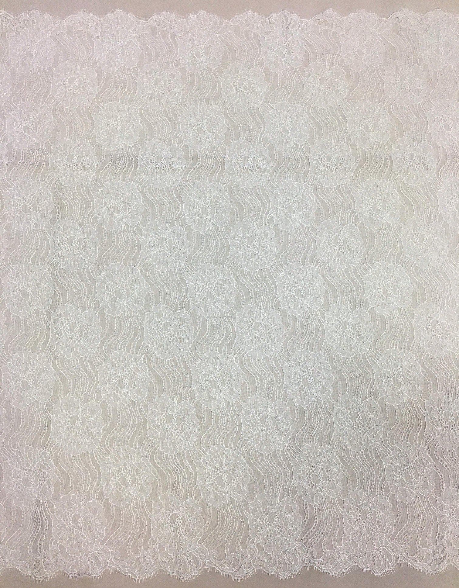1235 French Chantilly Lace | Wholesale Fabric Australia - Buy Lace ...