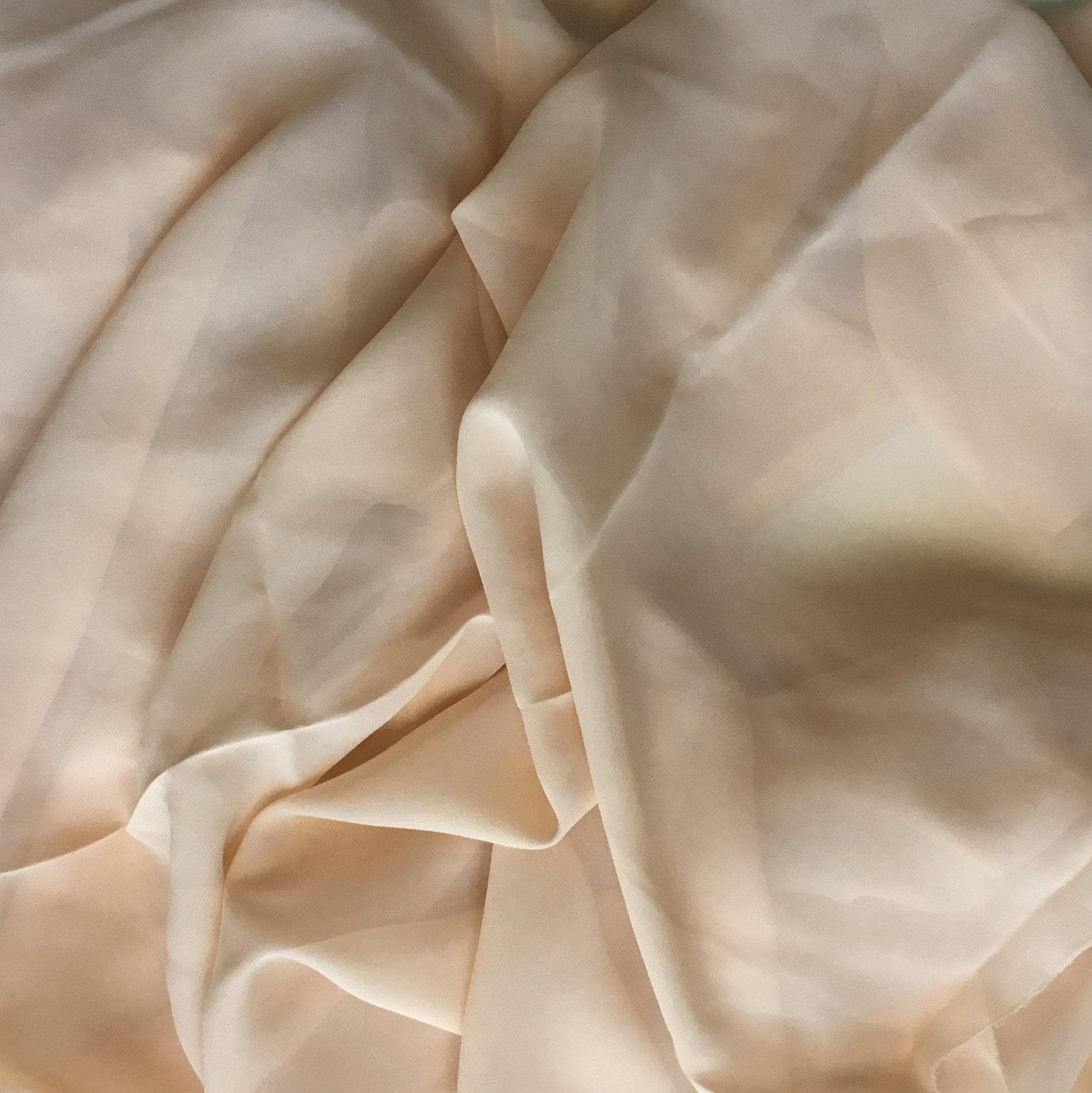 Georgette - 10mm – Apricot | Wholesale | Silk World