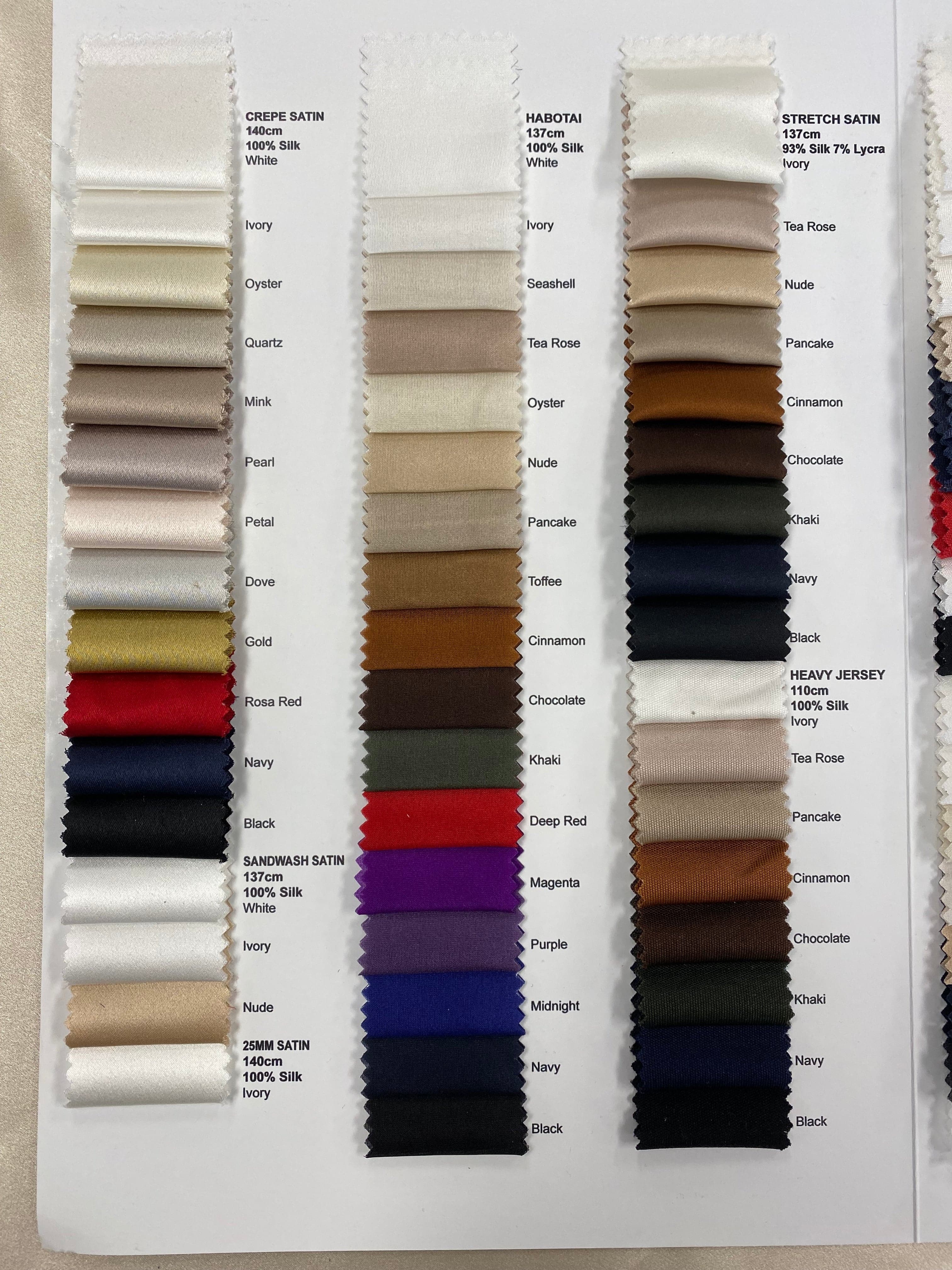 Sample Card Bridal | Wholesale | Bridal Fabric | Silk World