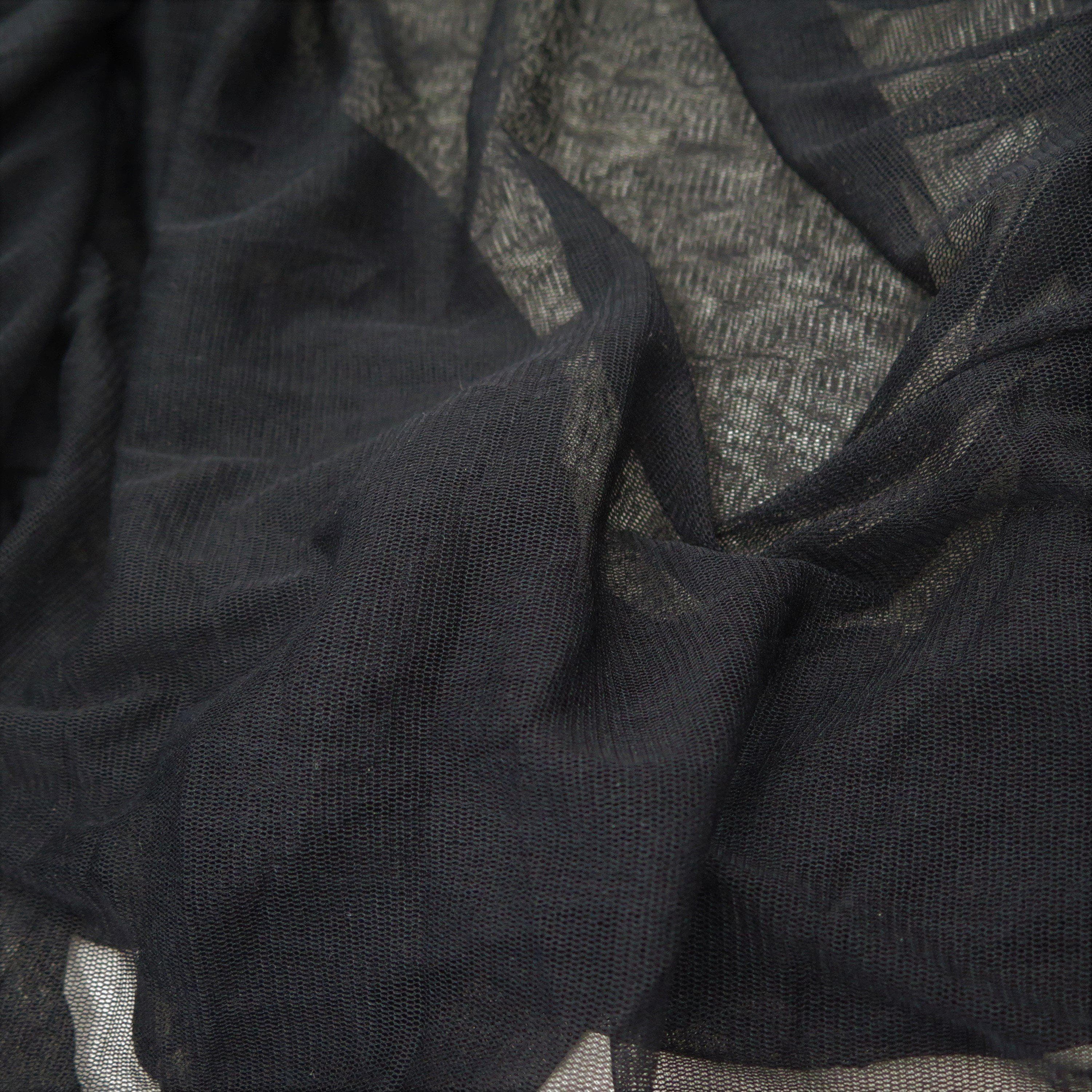 Silk Mesh Black | Wholesale Fabric Australia | Silk World
