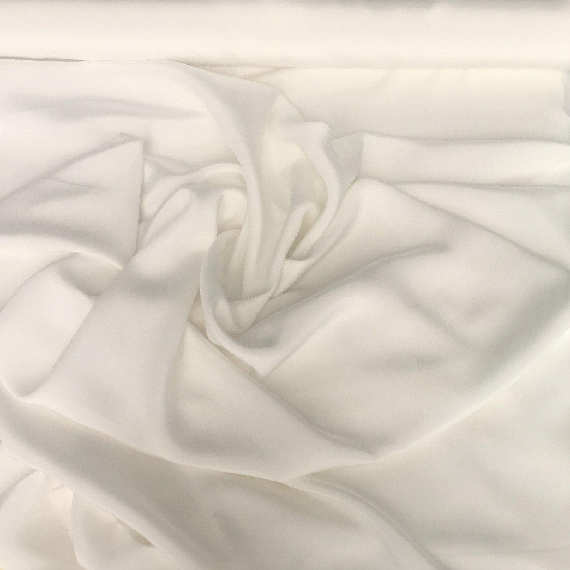 Faille - 40mm - White | Wholesale Fabric Australia - Buy Lace, Silk ...
