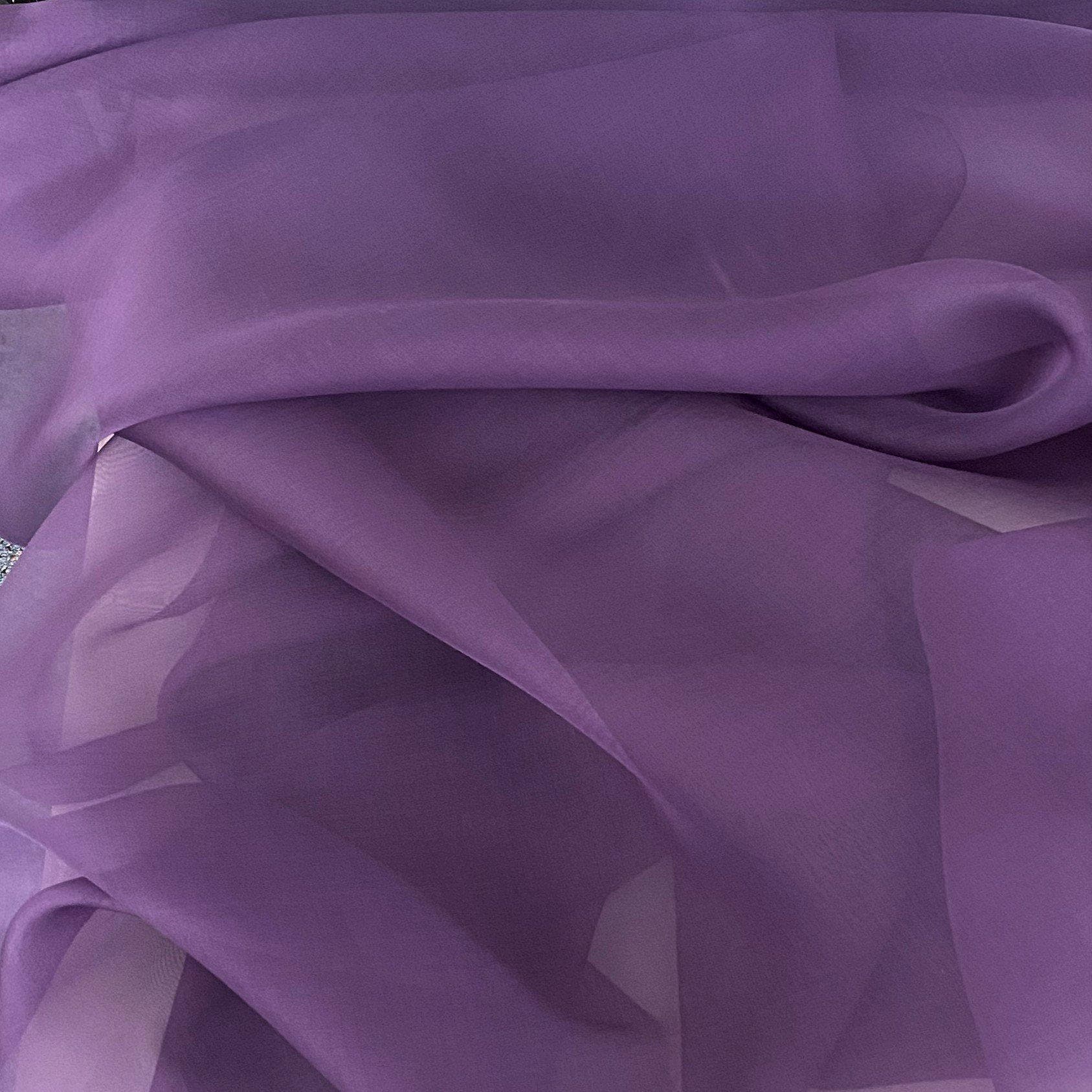 Organza Purple | Wholesale Fabric Australia | Silk World