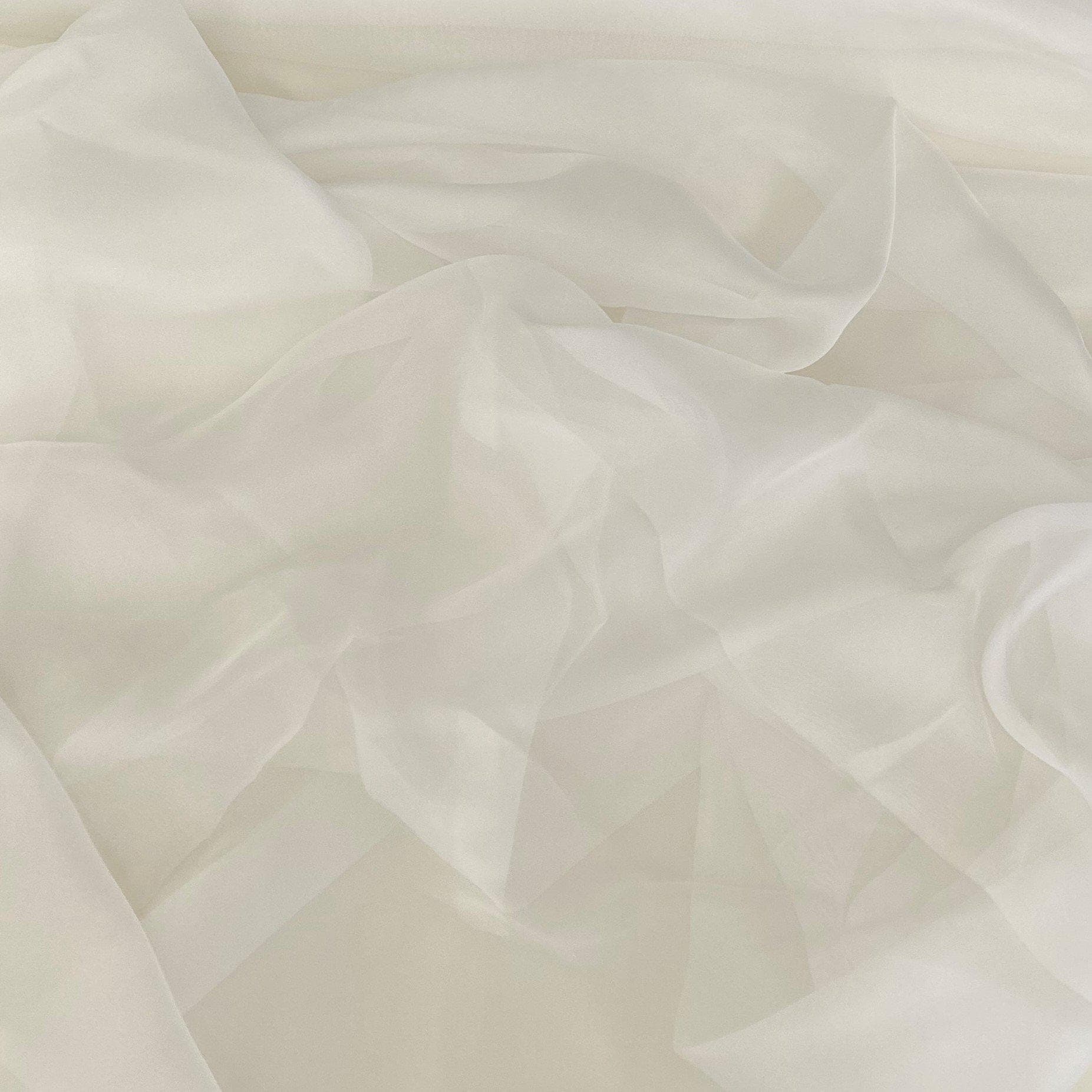 Satin Chiffon Ivory – Silk World