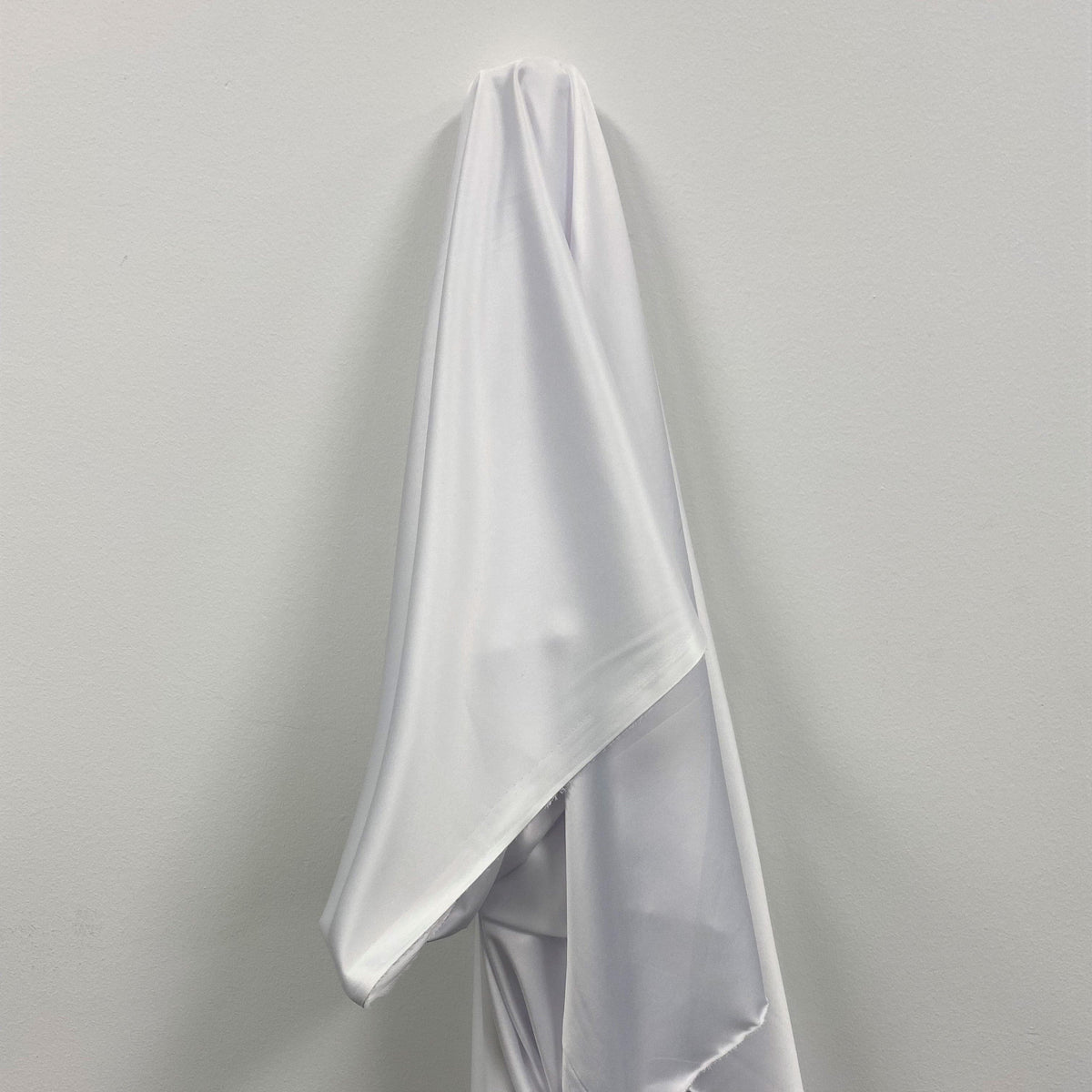 Remnant Stretch Polyester Lining White |Fabric Australia| Silk World